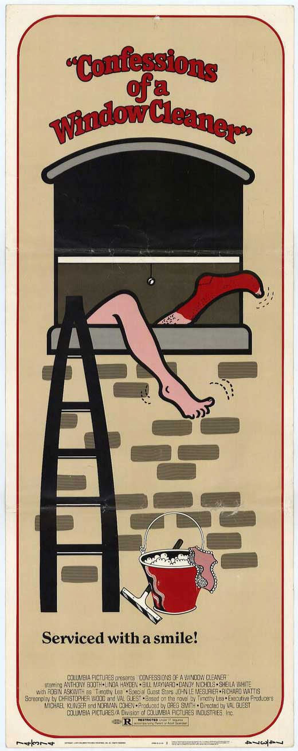 Confessions of a Window Cleaner - movie POSTER (Insert Style A) (14" x ...