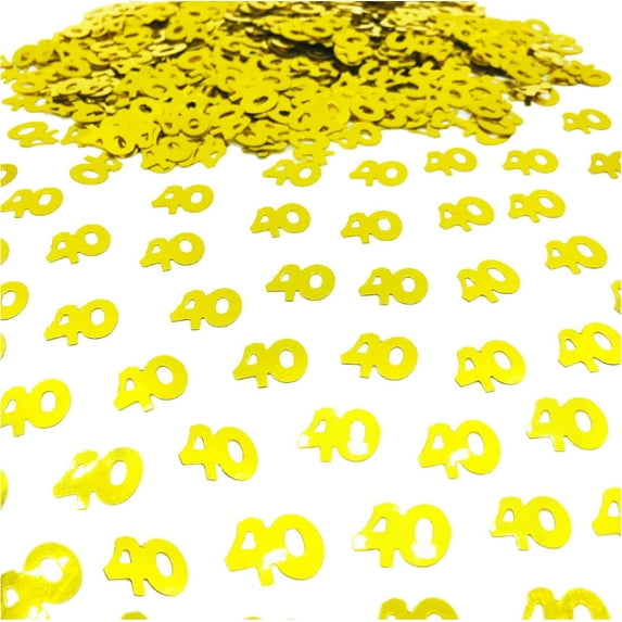 Confetti 40 Confetti 40th Scatter Birthday Party Sequins Glitter ...
