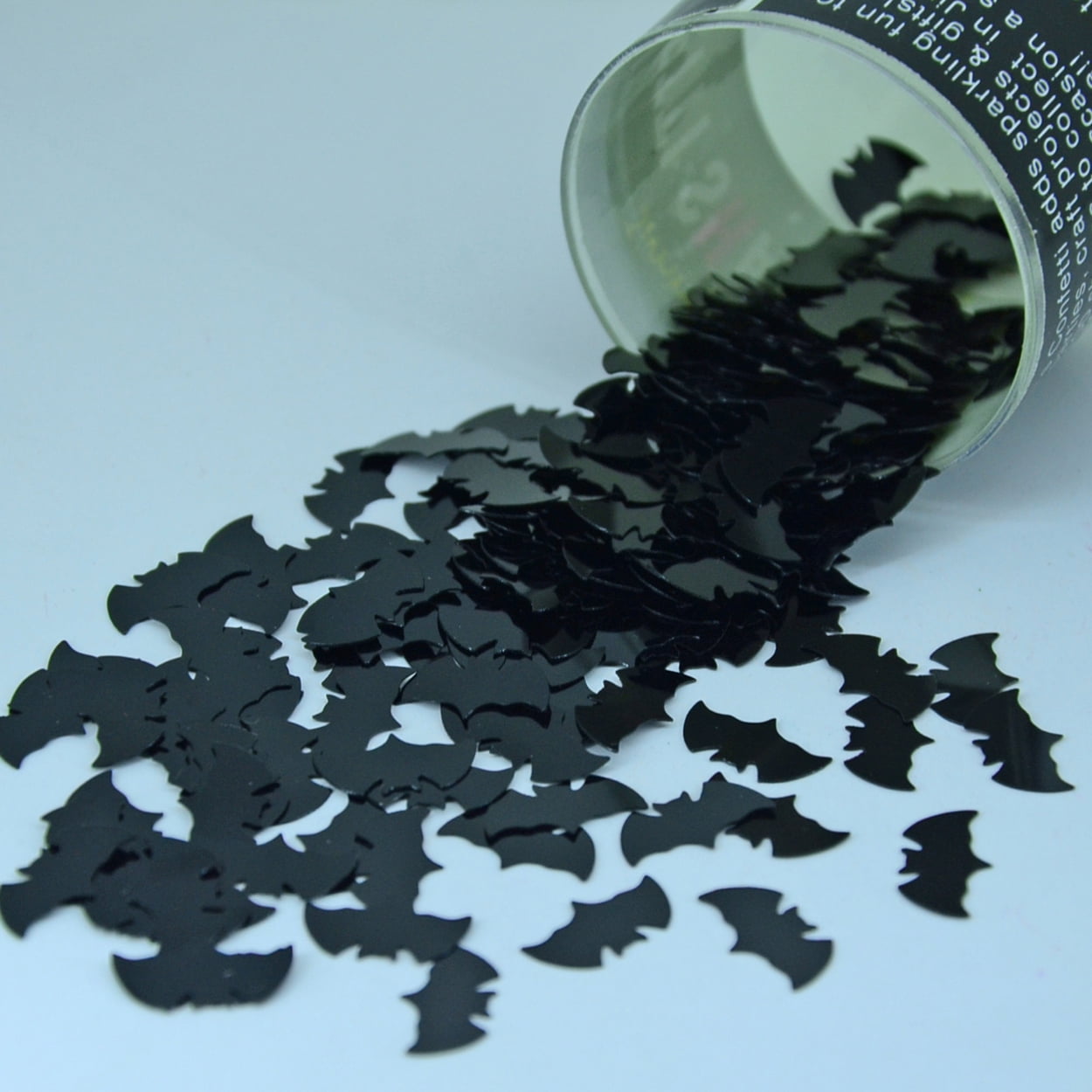 Confetti Bat 1/2" Black - Half Pound (8 oz) - CCL9385 - Walmart.com