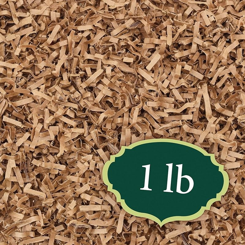 Confetti Cut Kraft Paper Shred Filler, Recyclable Packing for Packaging ...