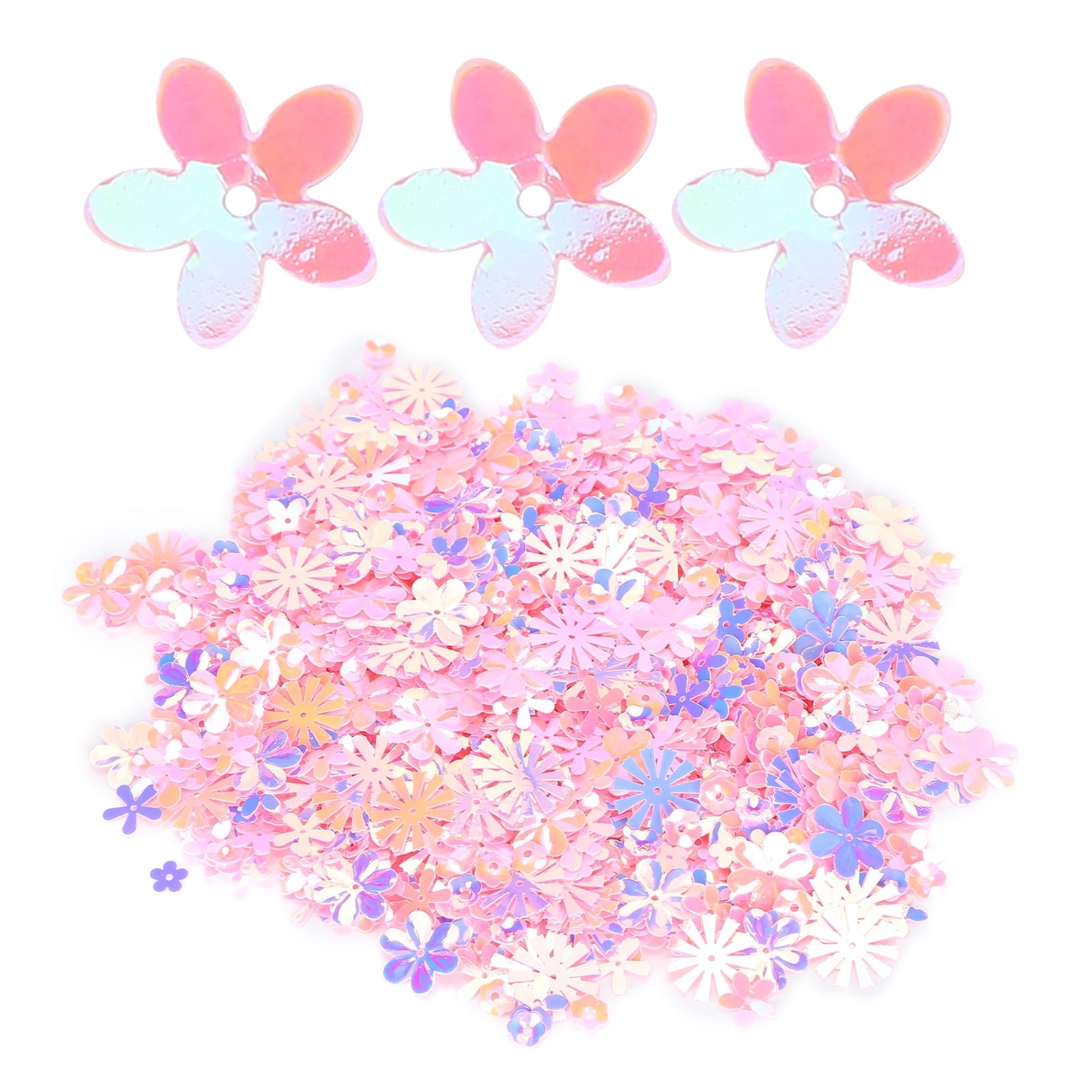 Confetti Glitter Flowers Table Confetti Metallic Foil Flower Shaped ...