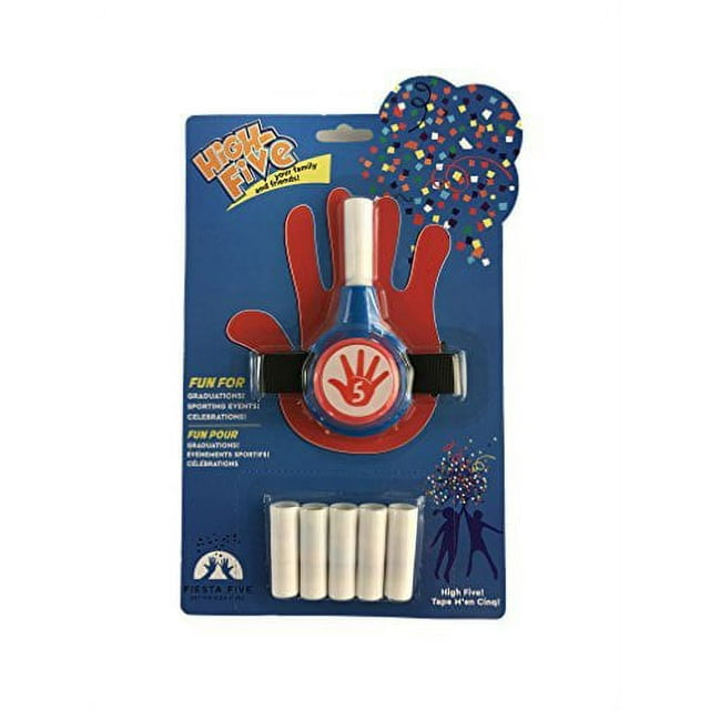 Confetti High-Fives-Shooter + 6 Refills (Red, White, Blue) - Walmart.com