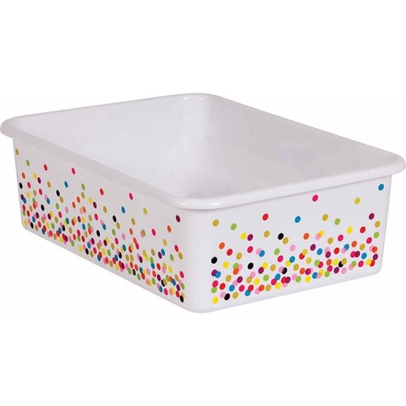 Confetti Large Plastic Storage Bin - 3 Each - Walmart.com