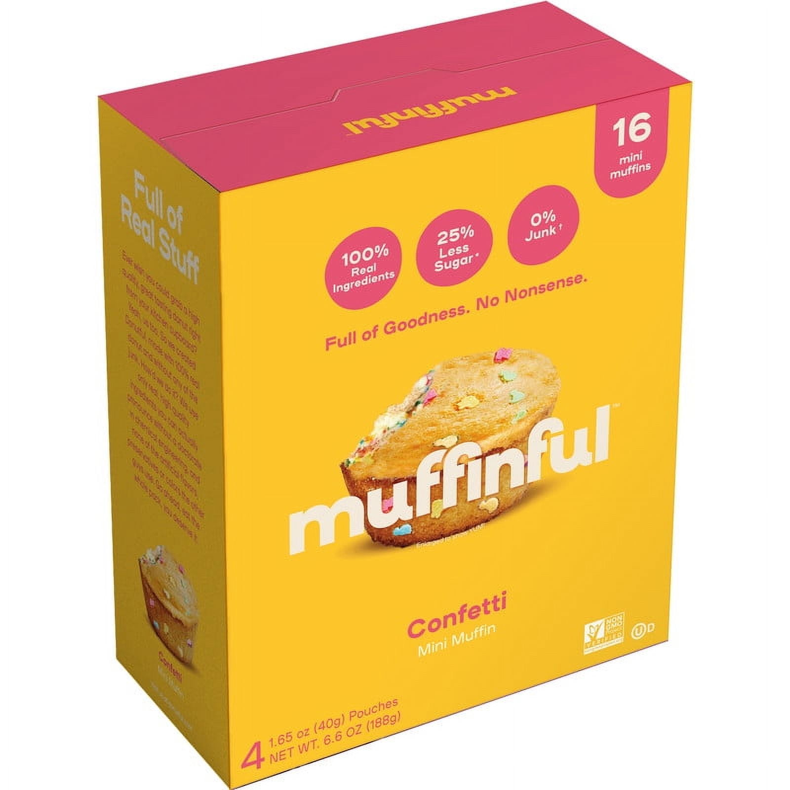 Confetti Mini Muffins 16ct - Walmart.com