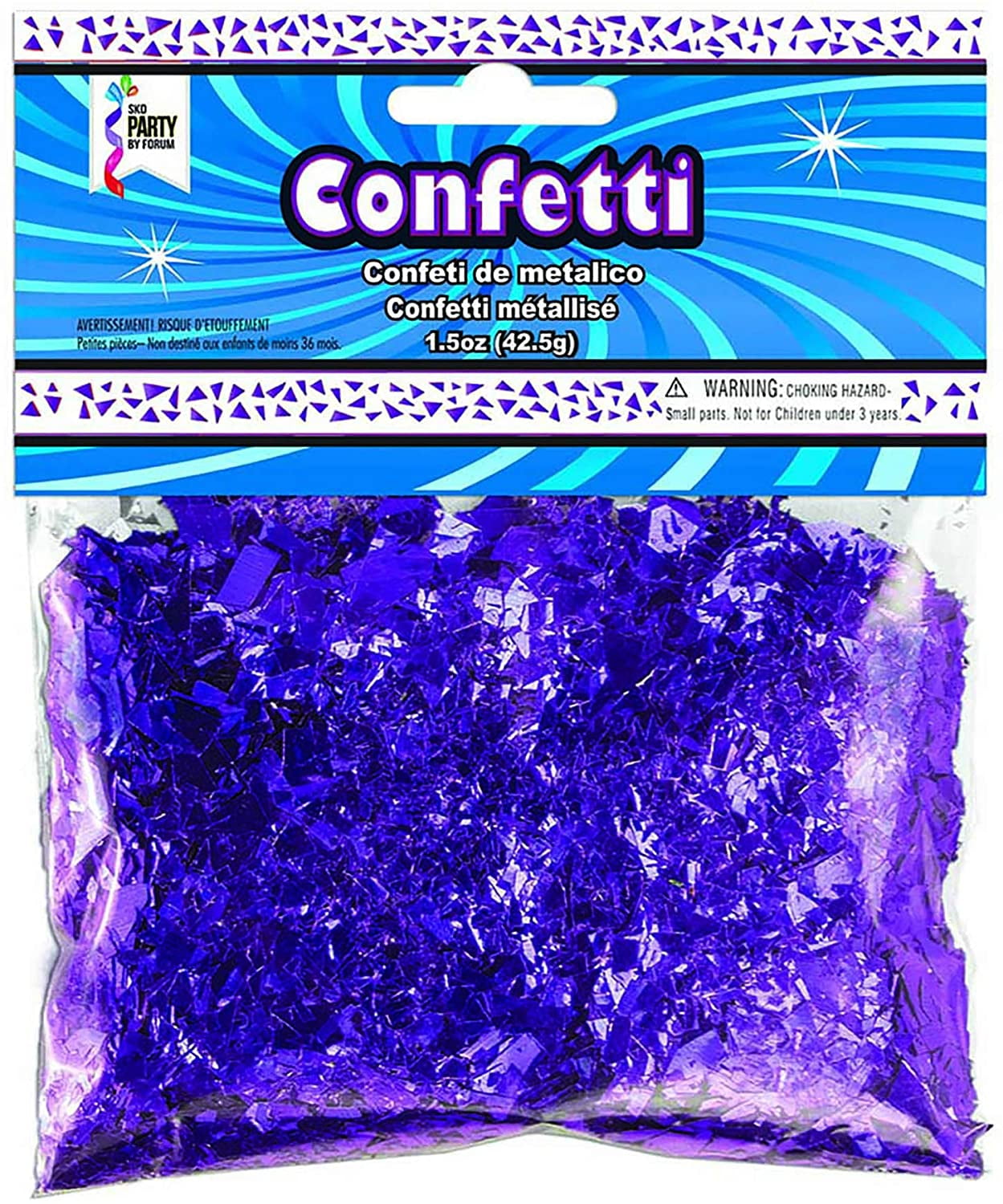 Confetti Purple Blowouts Party One Size Male Adult Fancy Dress Book ...