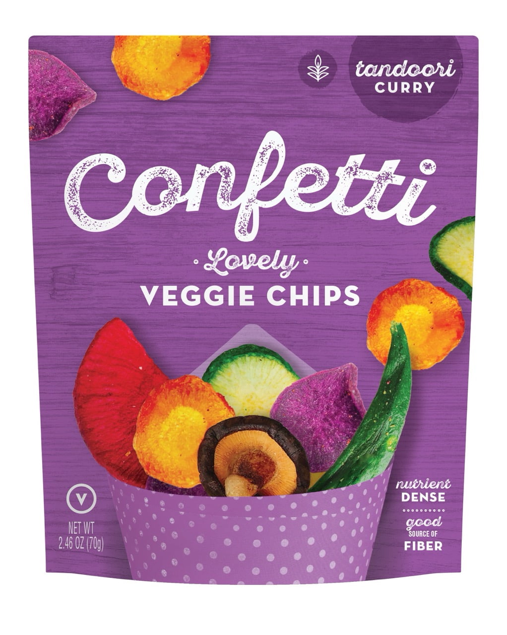 Confetti Snacks Lovely Vegetable Chips (Tandoori Curry) - Walmart.com