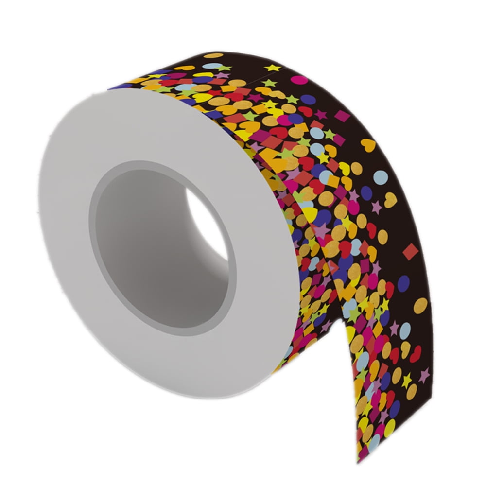 Confetti Theme Classroom Decoration, Self Adhesive Bulletin Board ...