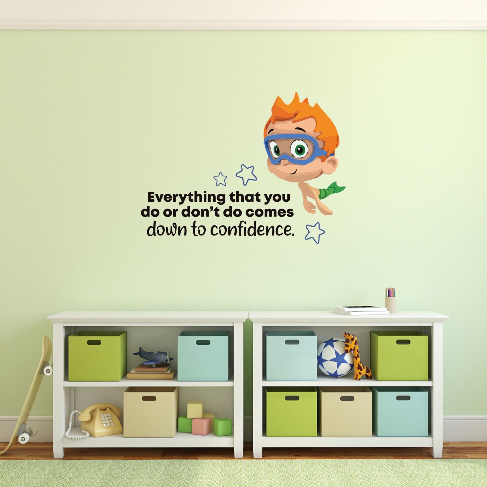 Confidence Bubble Guppies Life Quote Cartoon Quotes Decors Wall Sticker ...