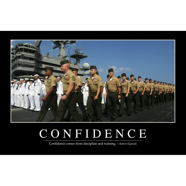 Confidence: Inspirational Quote and Motivational Poster Poster Print ...