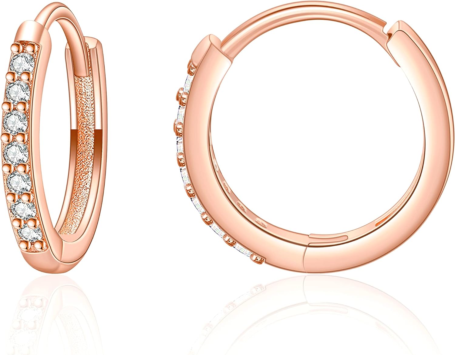 Confident Jenny Hoops Earrings for Women, Small cartilage Diamond ...