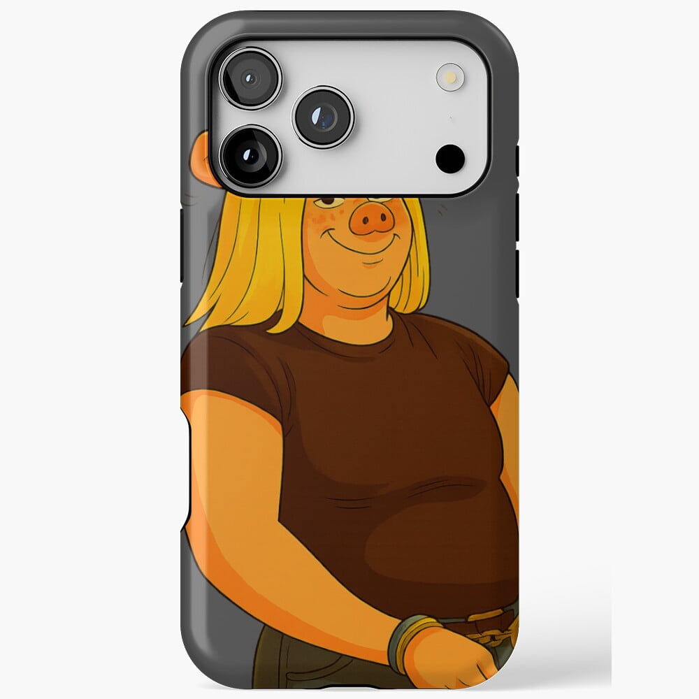 Confident cutie fierce fun pose illustration iPhone Case 17 to 11 Pro ...