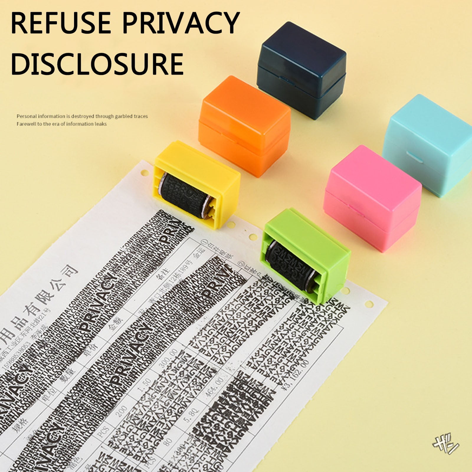 Confidential Document Smear Seal Roller with Oil-Based Encrypted Ink ...