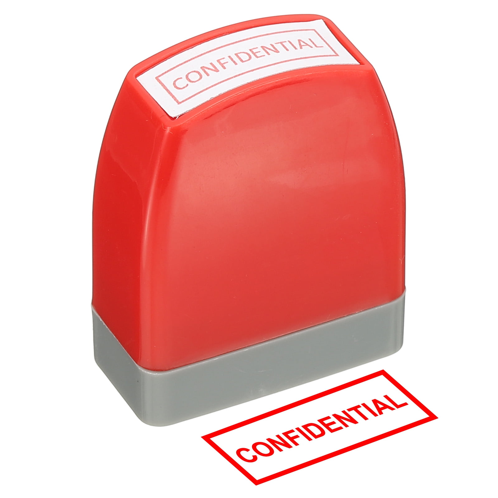 Confidential Notice Stamp Self Inking, Red Ink Office Stamps Pre Inked ...