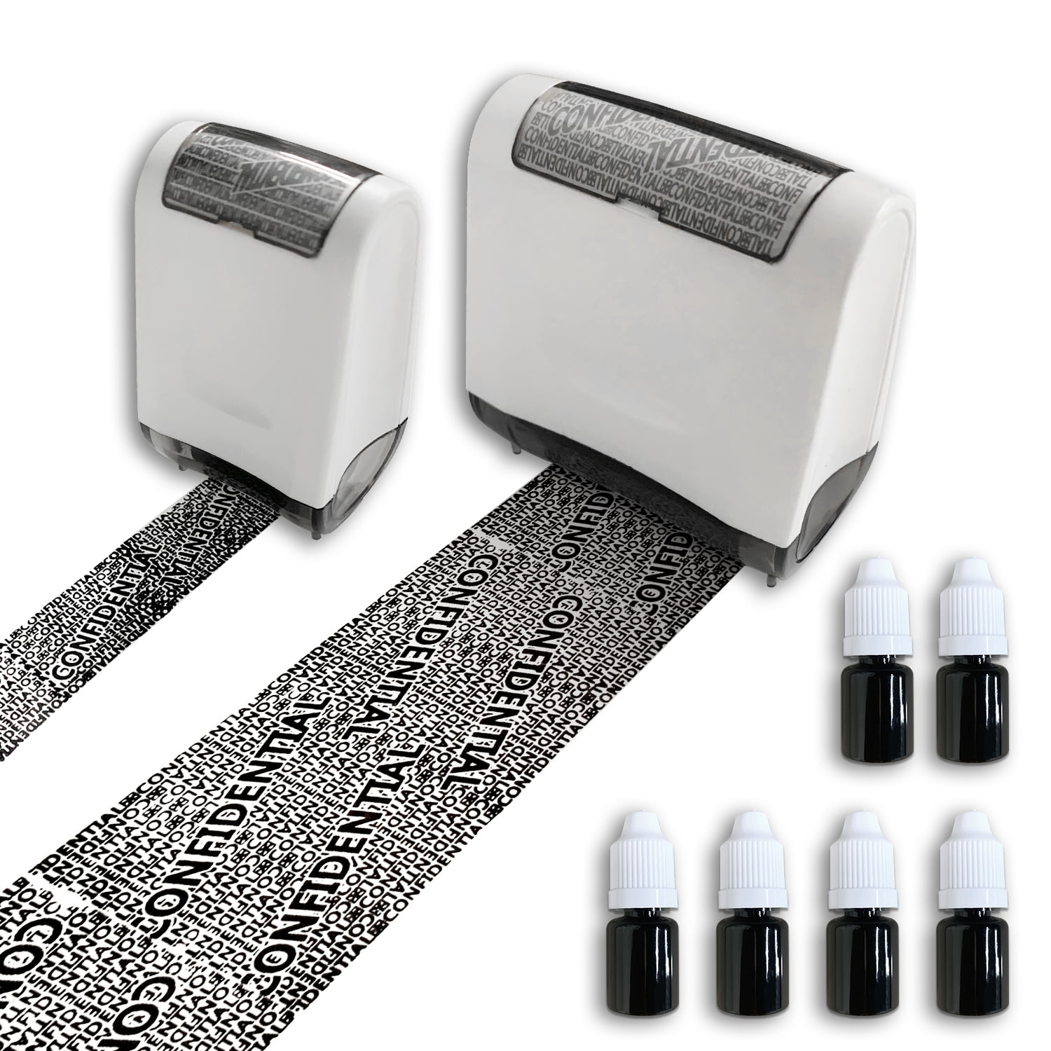 ArtBeek Identity Theft Protection Roller Stamp, 2 Pack Roller Address ...