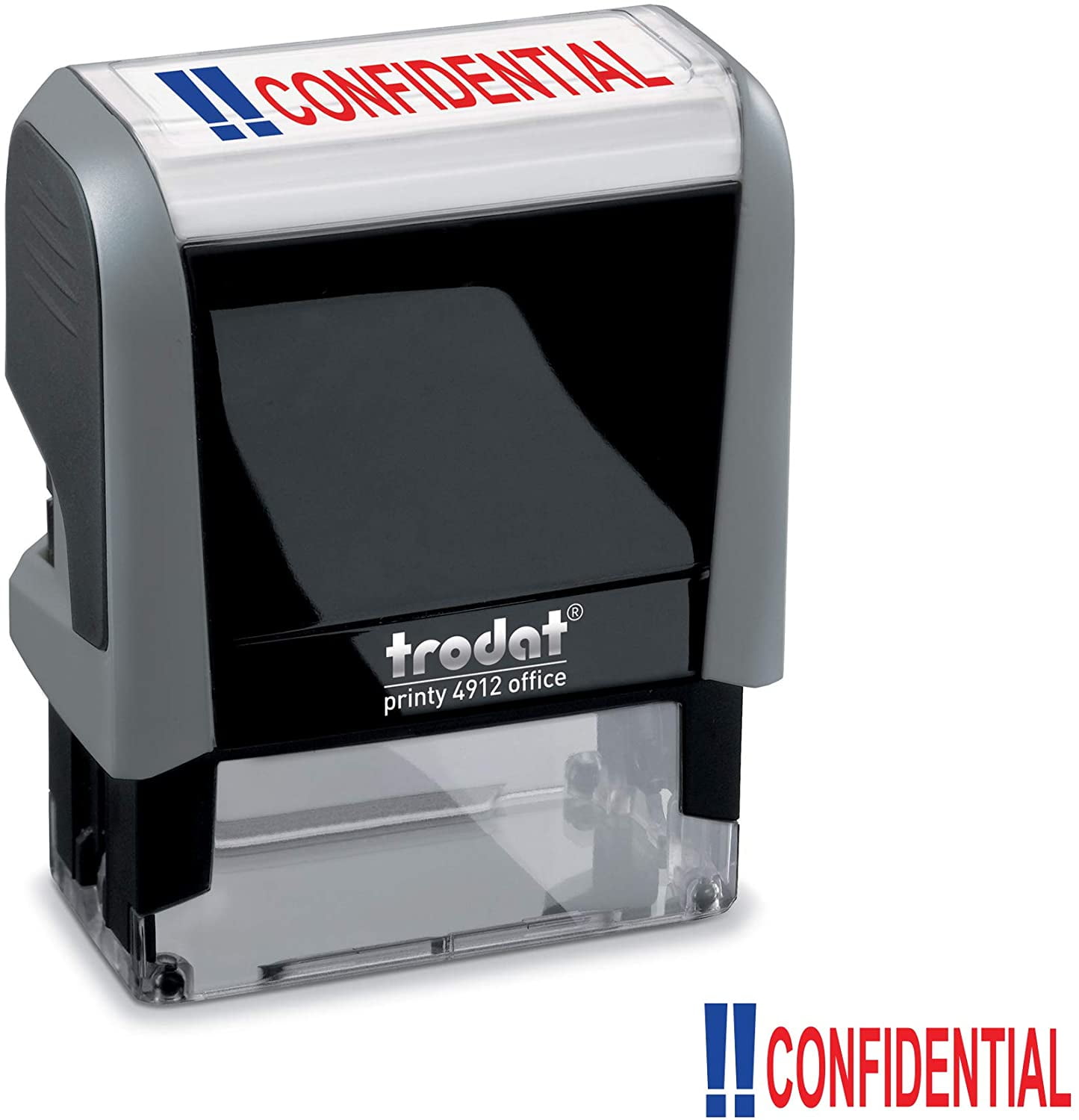 Confidential Trodat Printy 4912 Self-Inking Two Color Stock Message ...