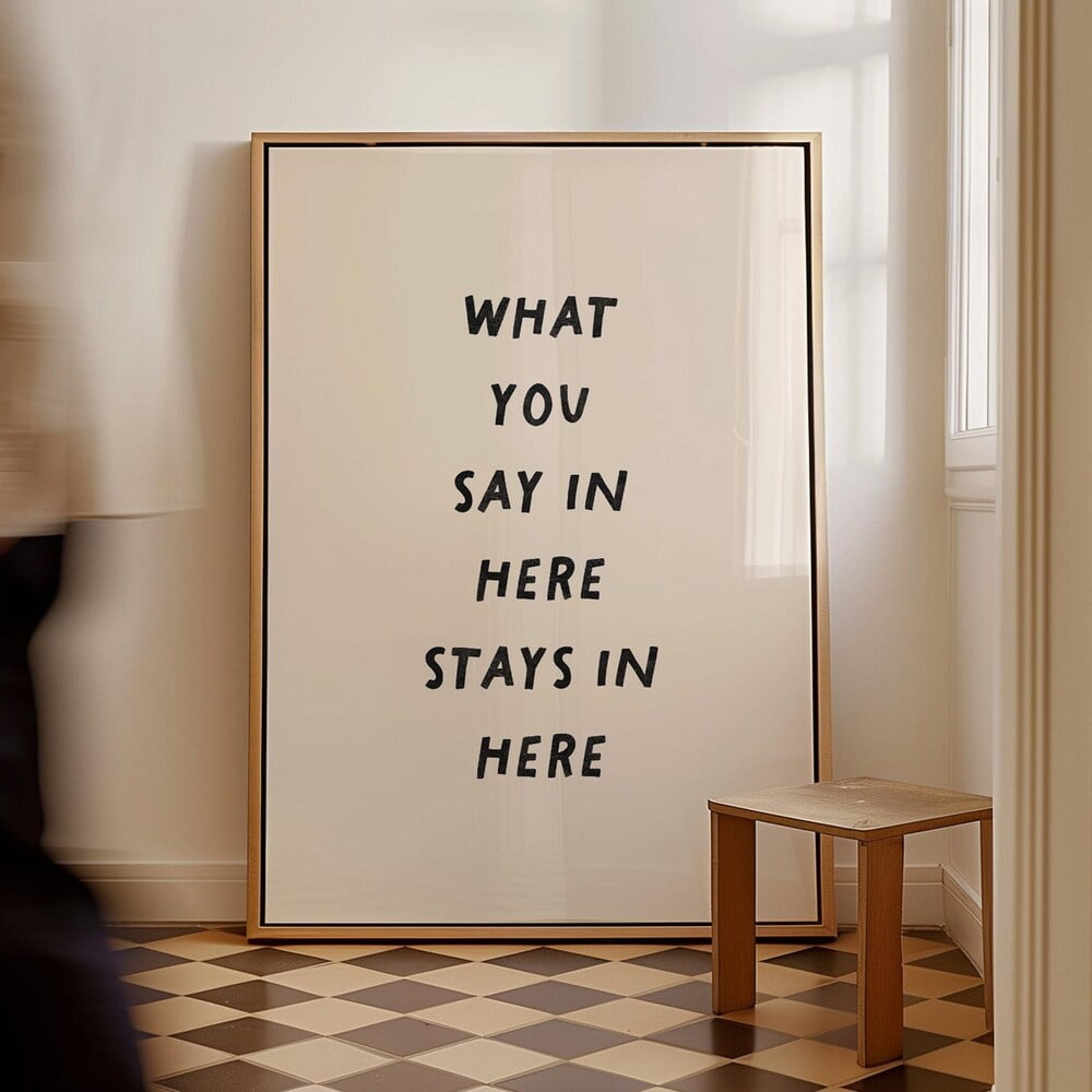 Confidentiality Poster: Therapy Office Decor, School Counselor Art ...