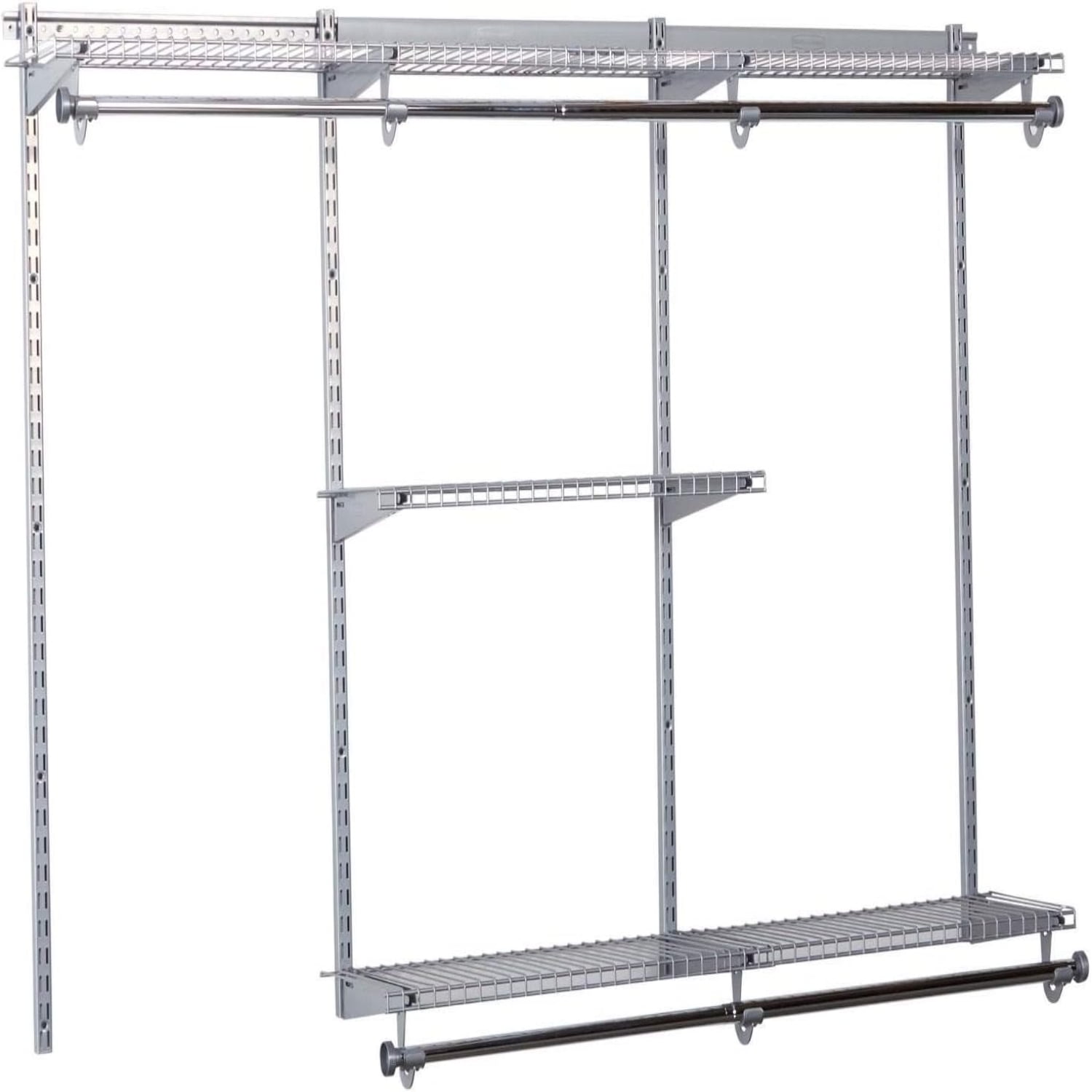 Configurations Custom Closet Kit 3-6 Ft. Adjustable Metal Wire Shelving ...