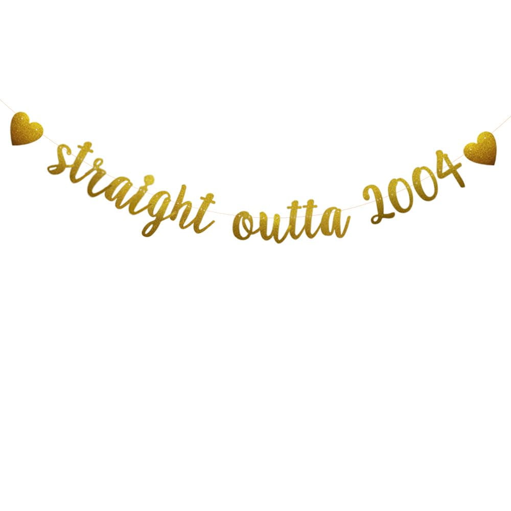 Configure Straight Outta 2004 YPF5 Banner, Pre-Strung,Funny Gold ...