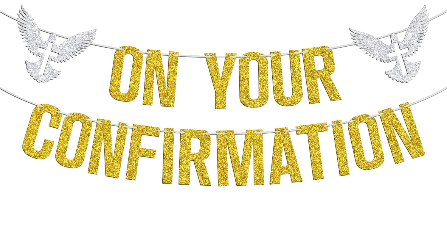 On Your Confirmation Banner, Christening Baby Shower / 1st Religious ...
