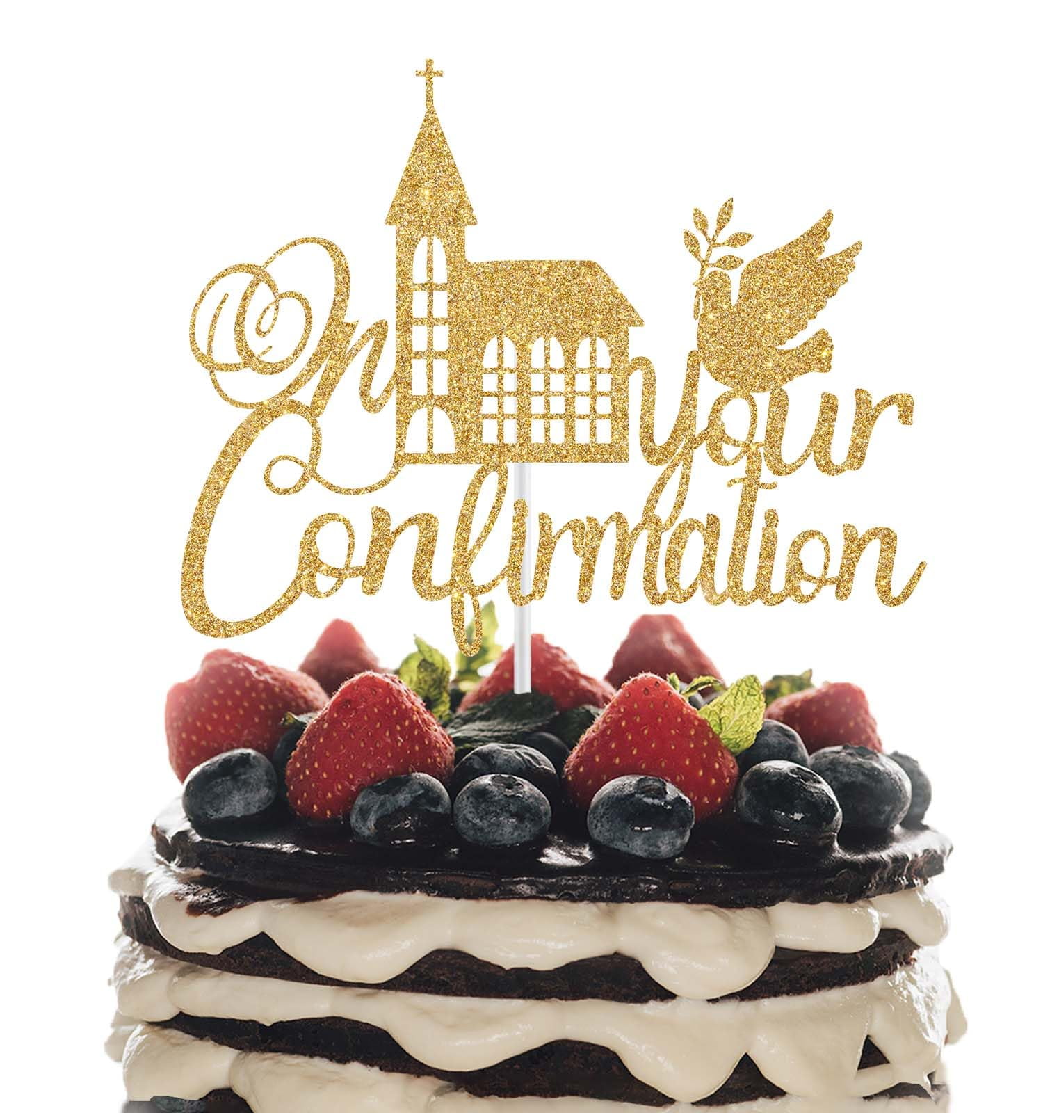 On Your Confirmation Cake Topper, Baby Shower/Christening H2FSDParty ...