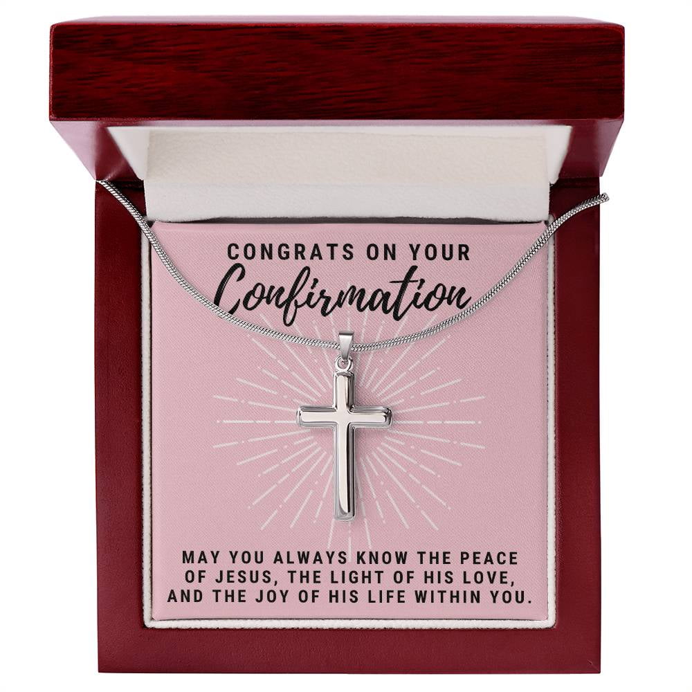 Confirmation Gift for Her, May You Always Know the Peace of Jesus ...
