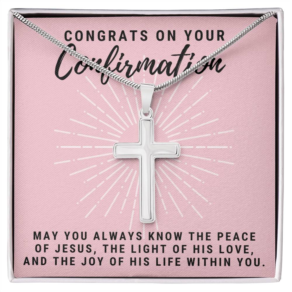 Confirmation Gift for Her, May You Always Know the Peace of Jesus ...