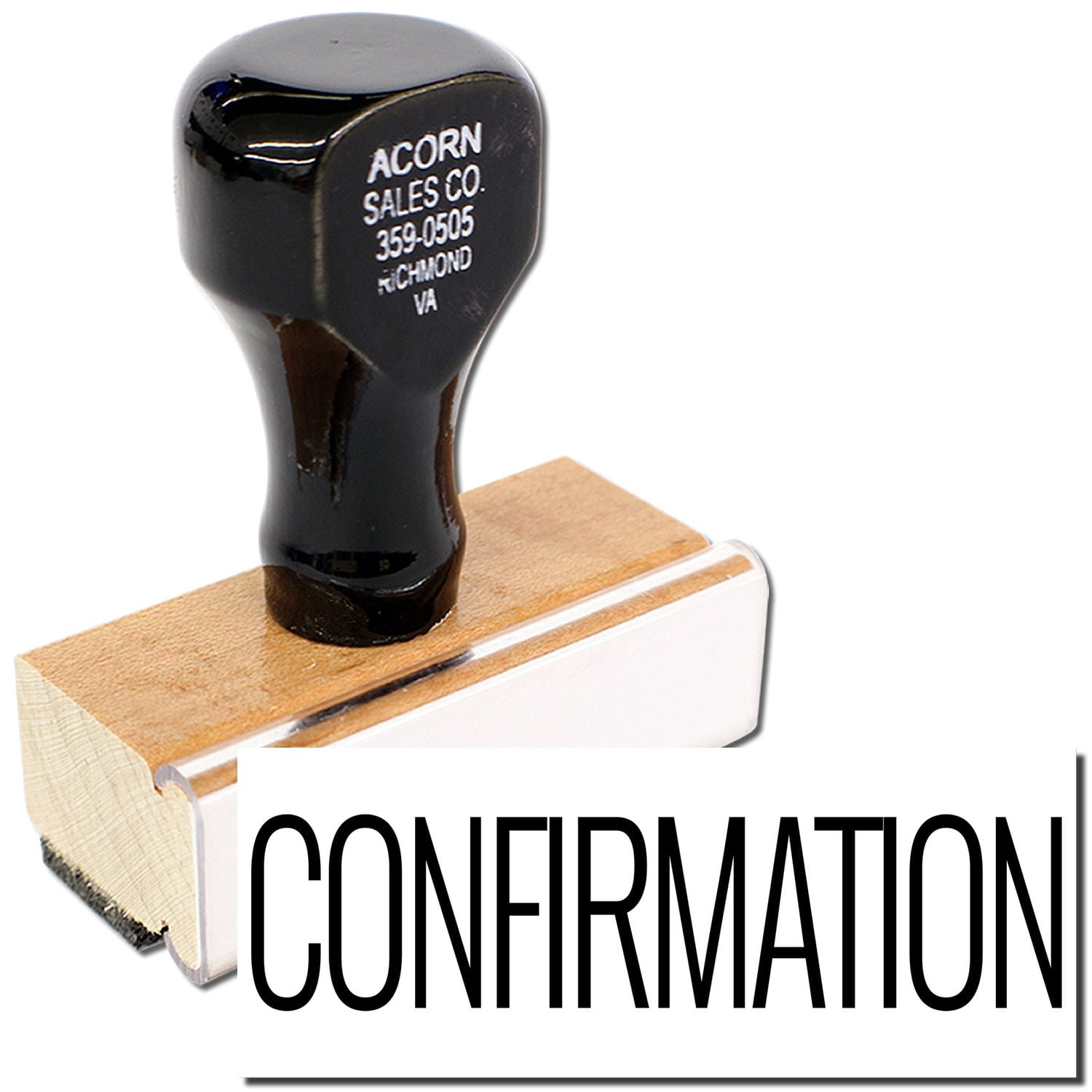 Confirmation Rubber Stamp, Wooden Handle Rubber Stamp, Laser Engraved ...