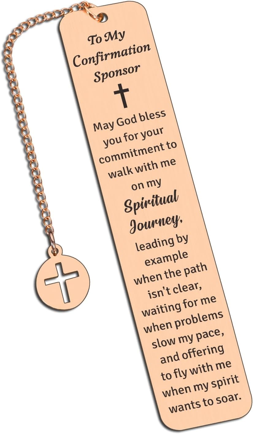 Confirmation Sponsor Gifts for Women Men Christian Confirmation ...
