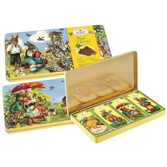 Confiserie Heidel Easter Nostalgia Tin Filled 4 German Milk Chocolate ...