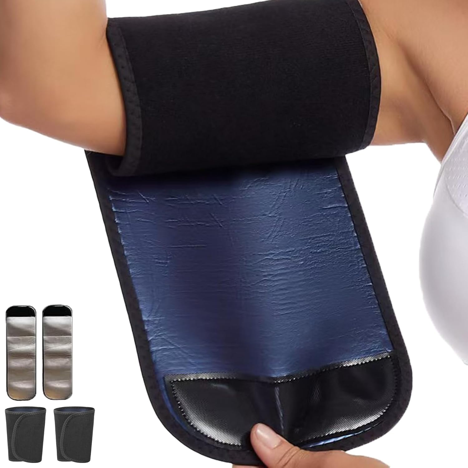 Confitone Arm Toning Trimmers for Women, Sauna Arm Trainer Sleeves for ...