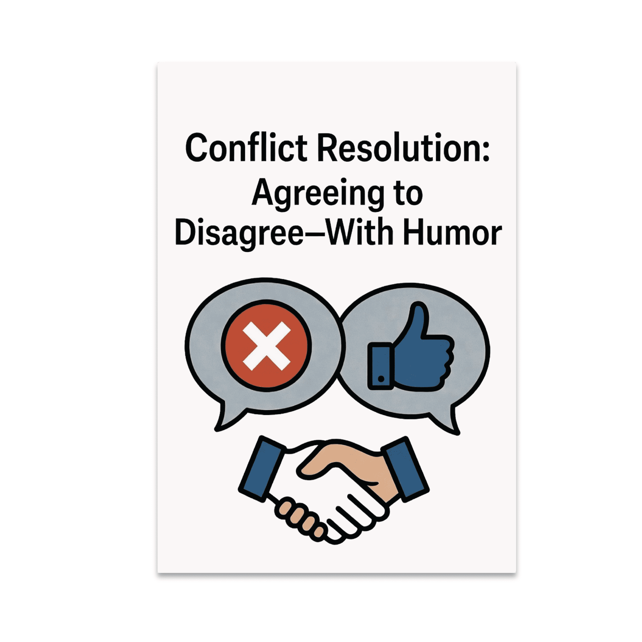Conflict Resolution: Agreeing to Disagree With Humor - Office Decor ...