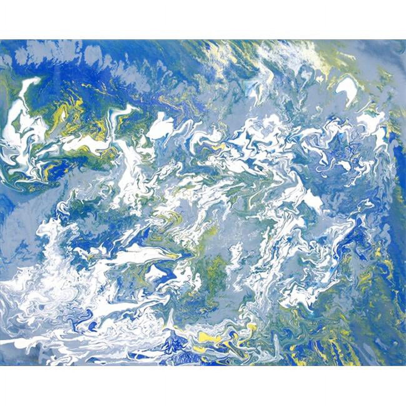 Confluence Art Group earthabstract 16 x 20 in. Earth Canvas Wrap ...