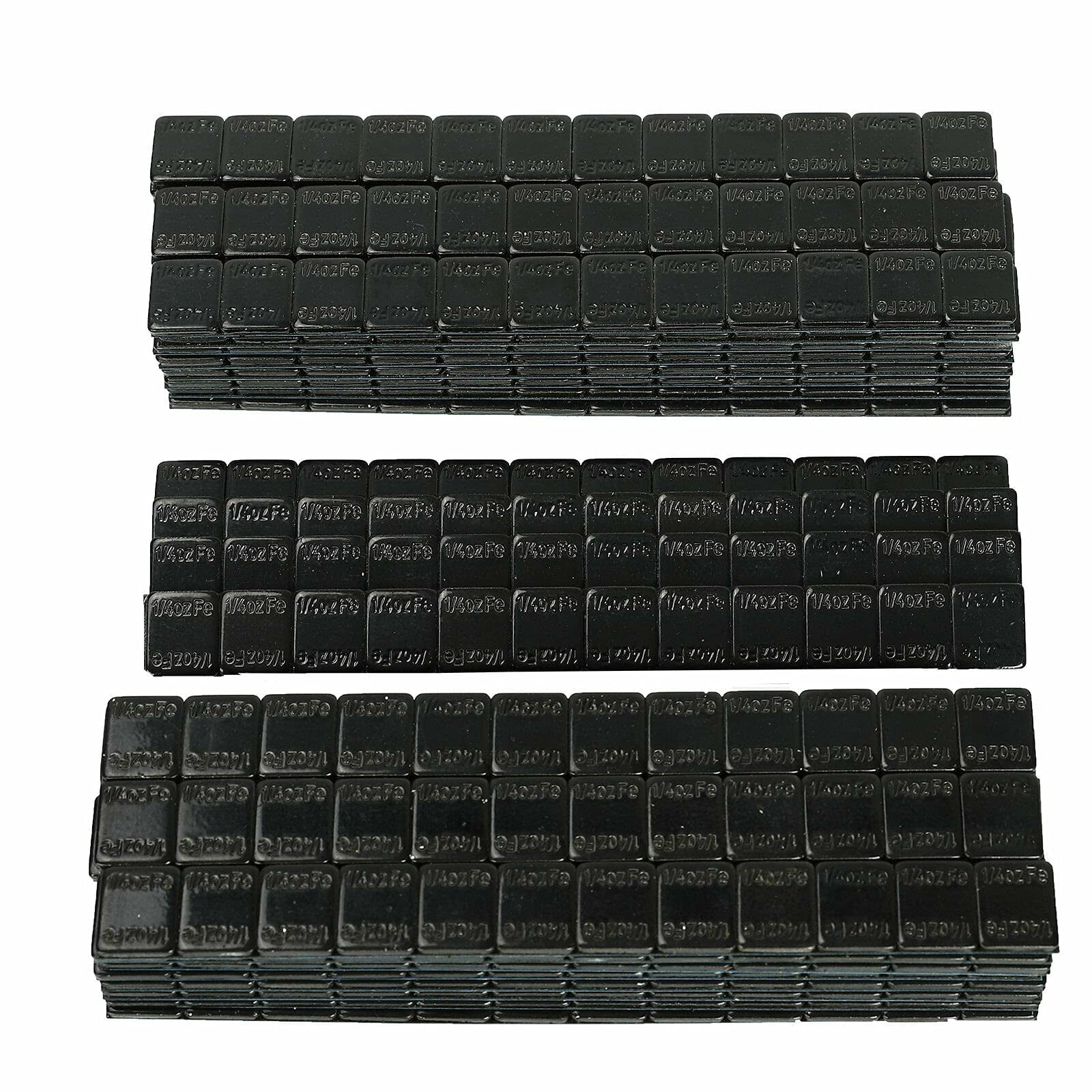 Confote 1/4 oz 0.25 oz Tire Balancing Black Wheel Weights Stick-On ...