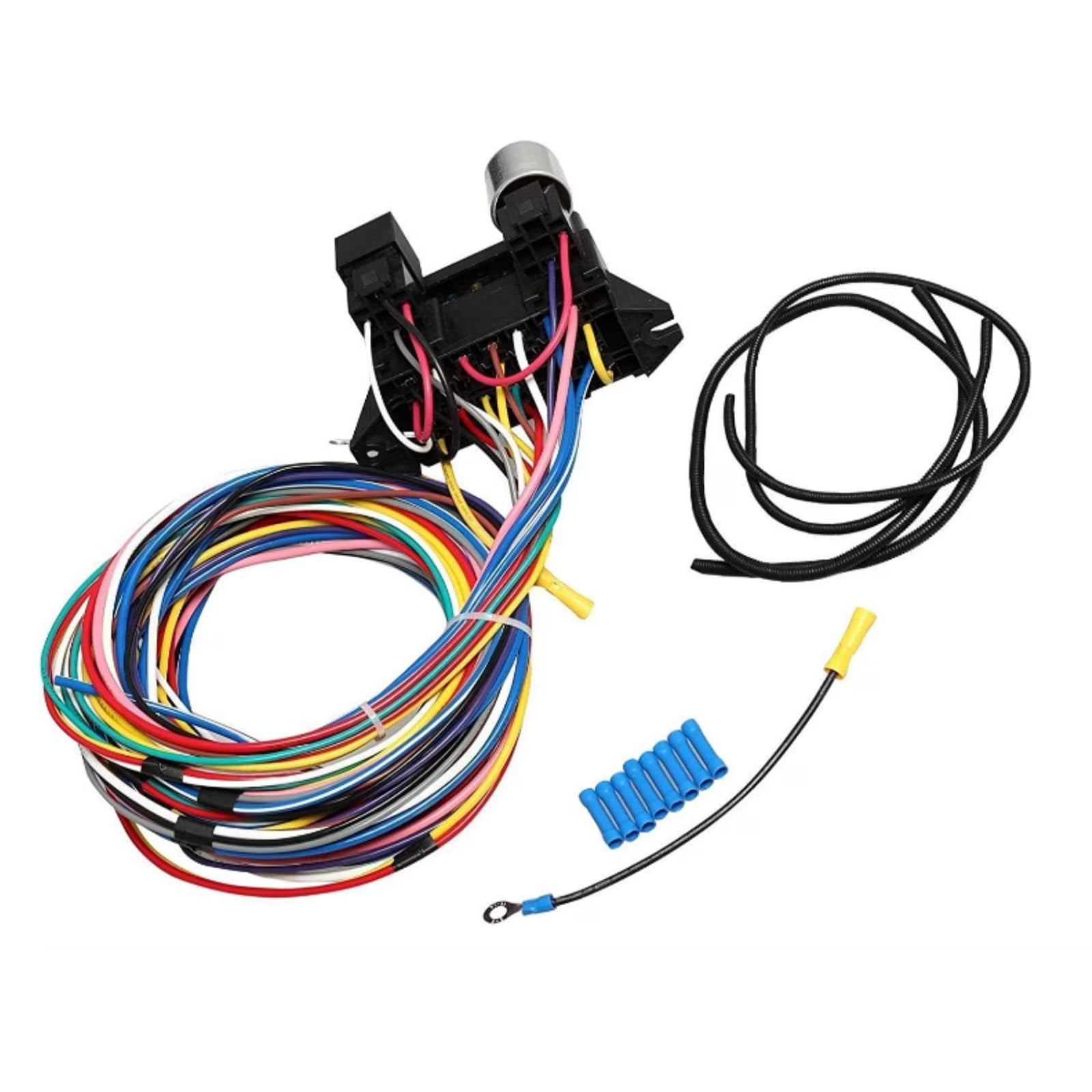 Confote 12 Standard Circuit Wiring Harness Muscle Car Hot Rod Street ...