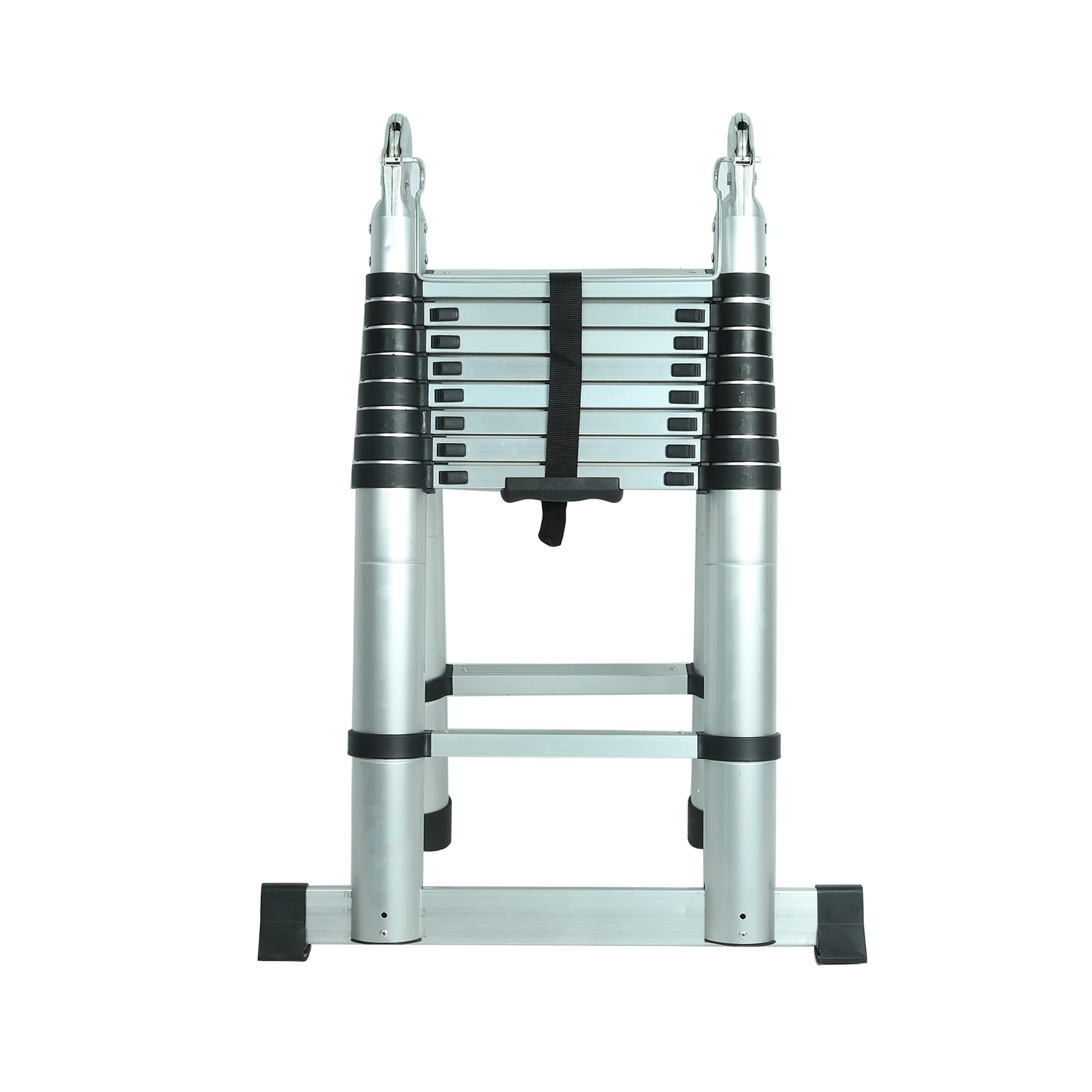 Confote 18.4FT Telescopic Ladder Collapsible Extension Step Ladder A ...