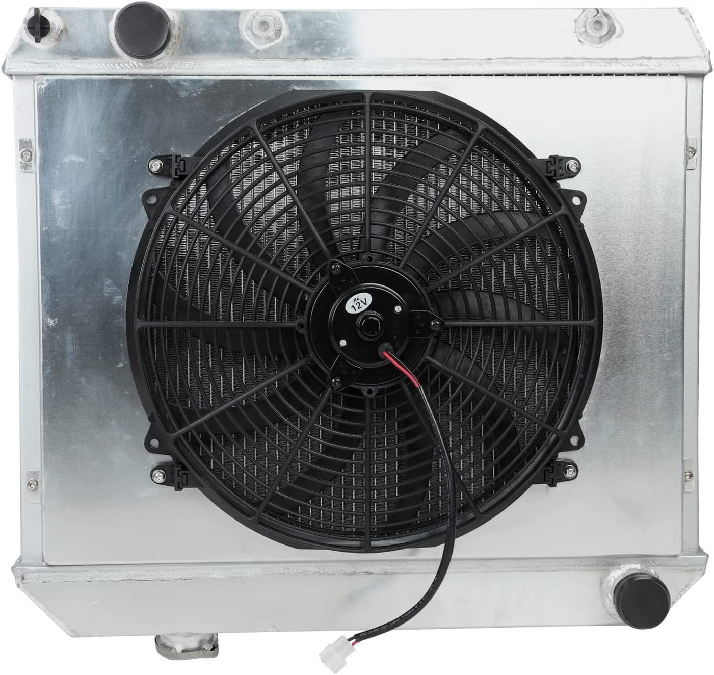Confote 3 Row Aluminum Core Racing Radiator + Fan Shroud Kit ...
