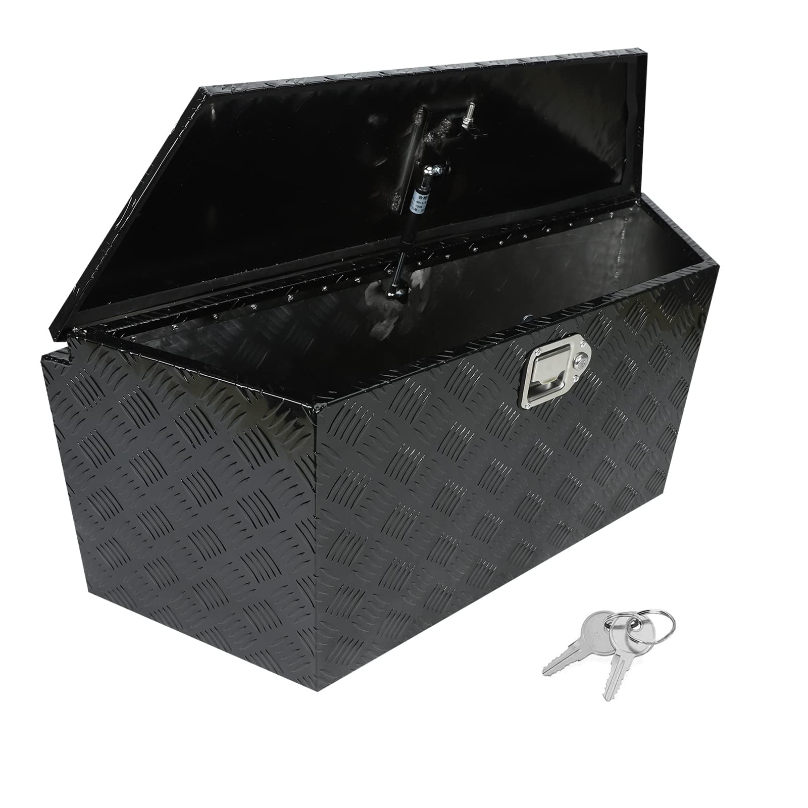 Confote 39 Inch Heavy Duty Aluminum Stripes Plated Tool Box Pick Up ...