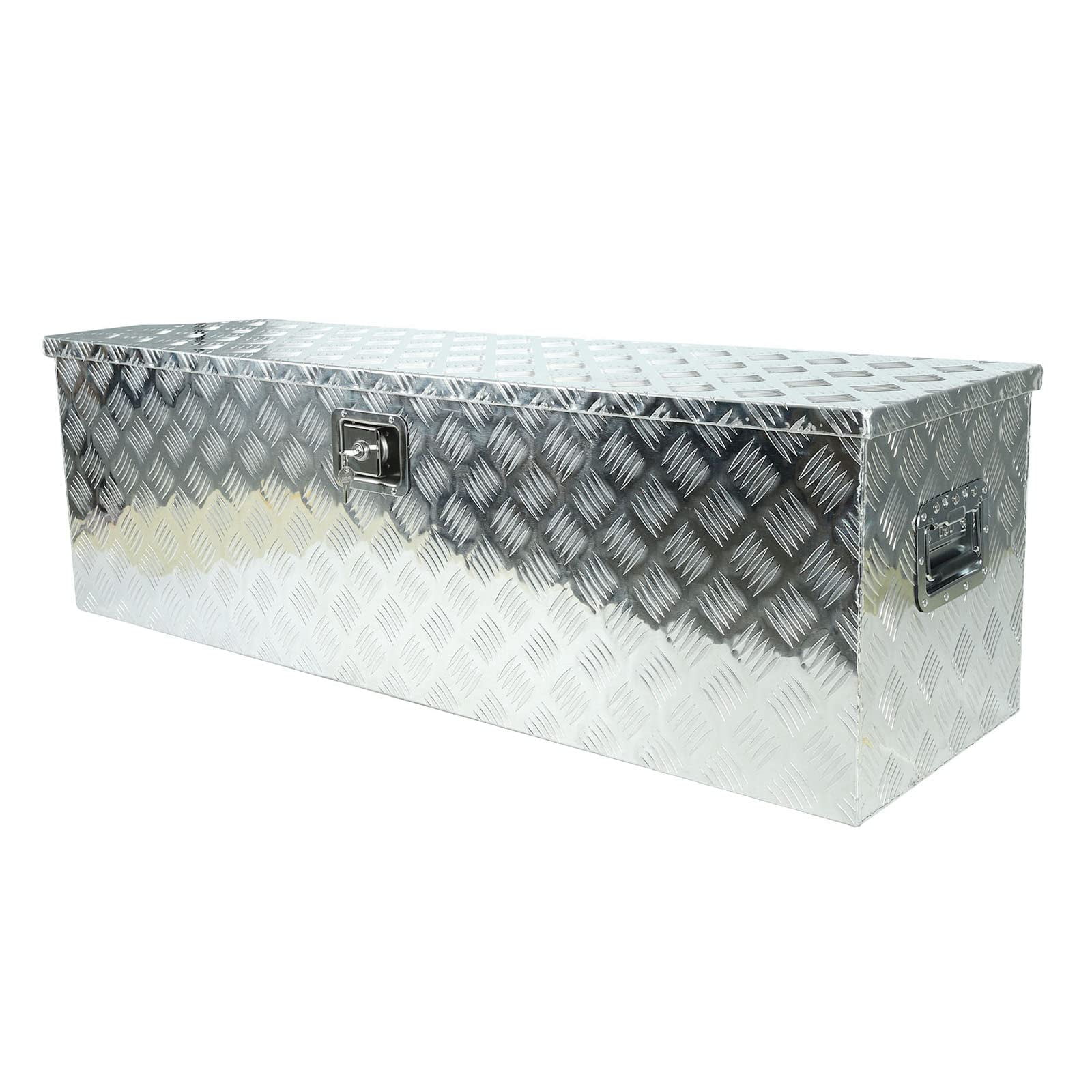 Confote 49 X 15 X 15 Inch Sliver Aluminum Tool Box Truck Car Outdoor ...