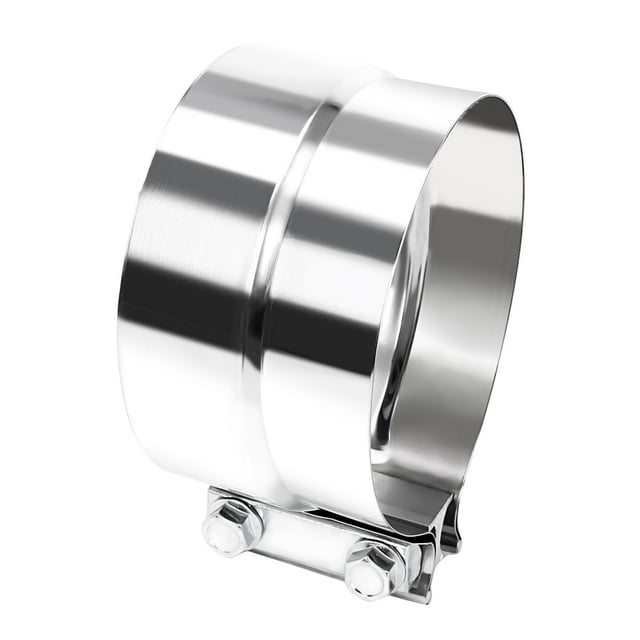 Confote 5" Stainless Steel T304 Lap Joint Exhaust Band Clamp Step ...