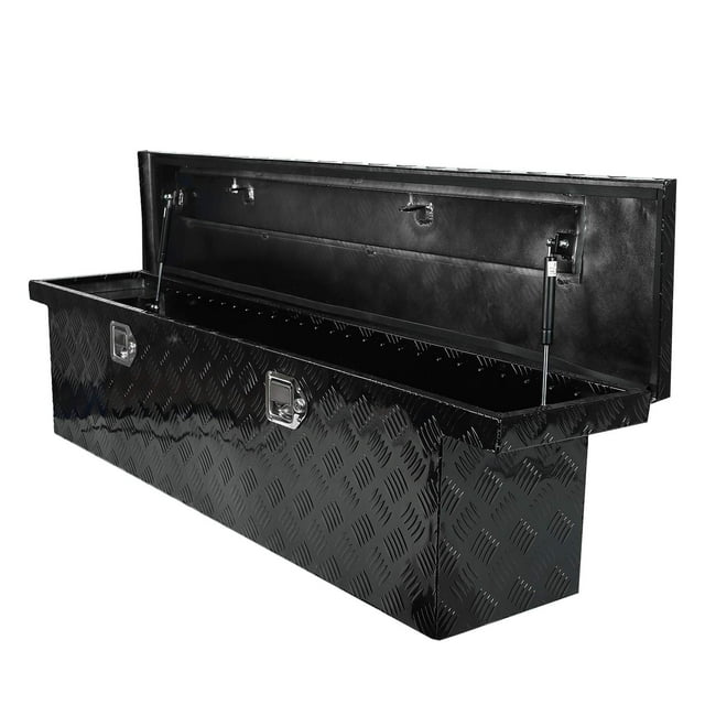 Confote 60 Inch Aluminum Black Pickup Truck Bed Storage, Waterproof ...
