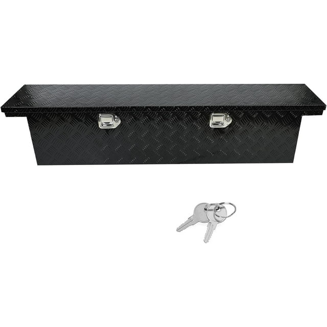 Confote 63"X12"X14" Heavy Duty Pickup Truck Bed 5 Bar Tread Tool Box ...