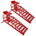 Confote 2PCS Heavy Duty Hydraulic Car Ramps, 5T 10000lbs, Portable Lift ...