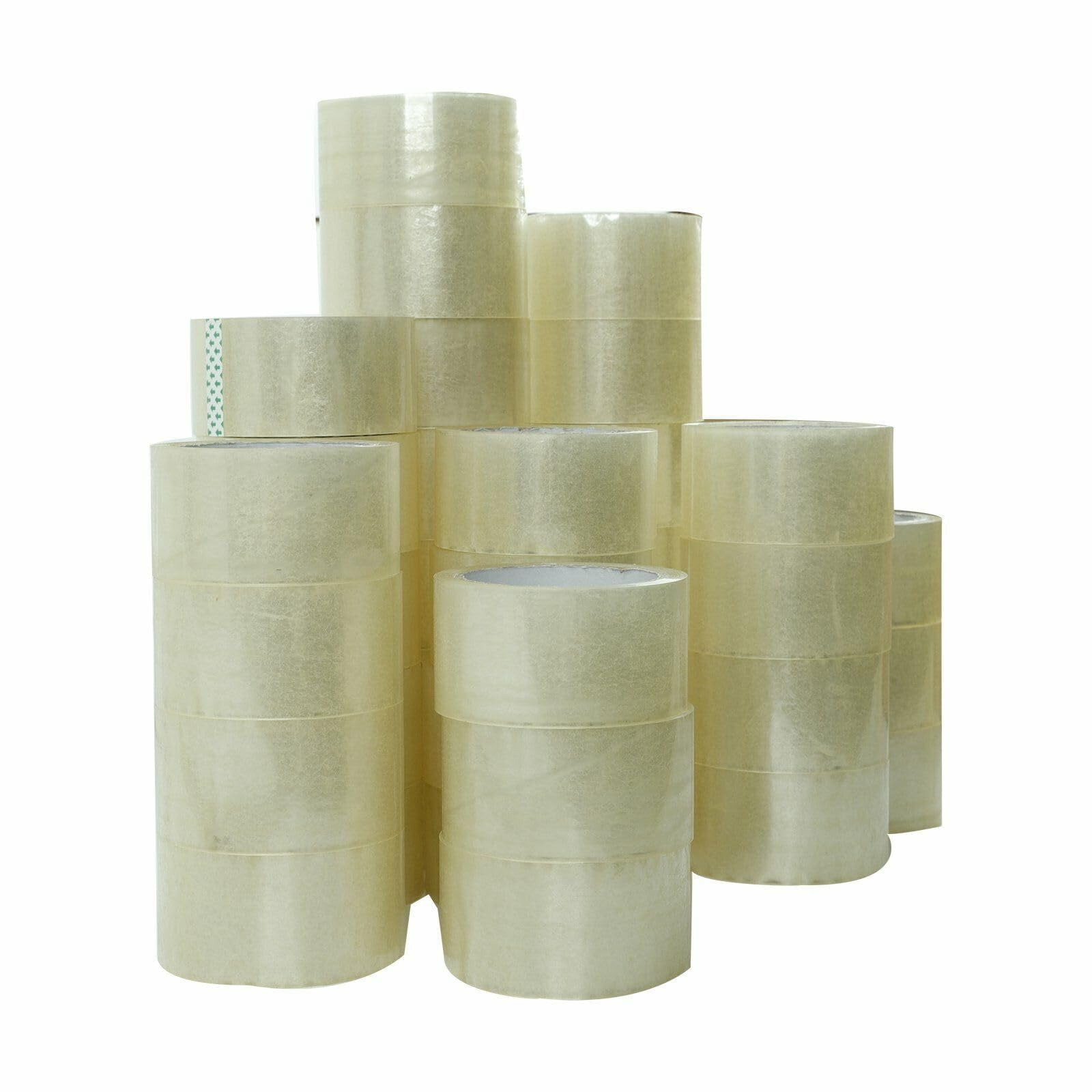 Confote Carton Sealing Clear Packing Tape Box Shipping - 2 mil 2" x 55 ...