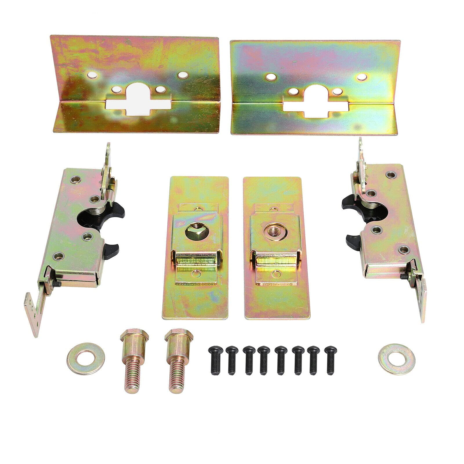 Confote Large Locking Bear Claw Door Latch Set w/Installation Kit Large ...