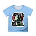 Confree Child Girls Tees Letter Printing Short Sleeved Round Neck ...