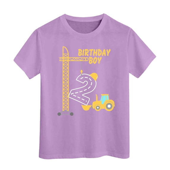 Confree Kids Boys Tshirts Letter Printing Short Sleeved Crew Neck ...