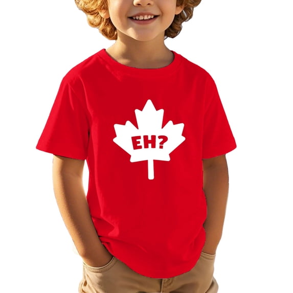 Confree Toddler Boys Tees Canada Independence Day Short Sleeved Round ...