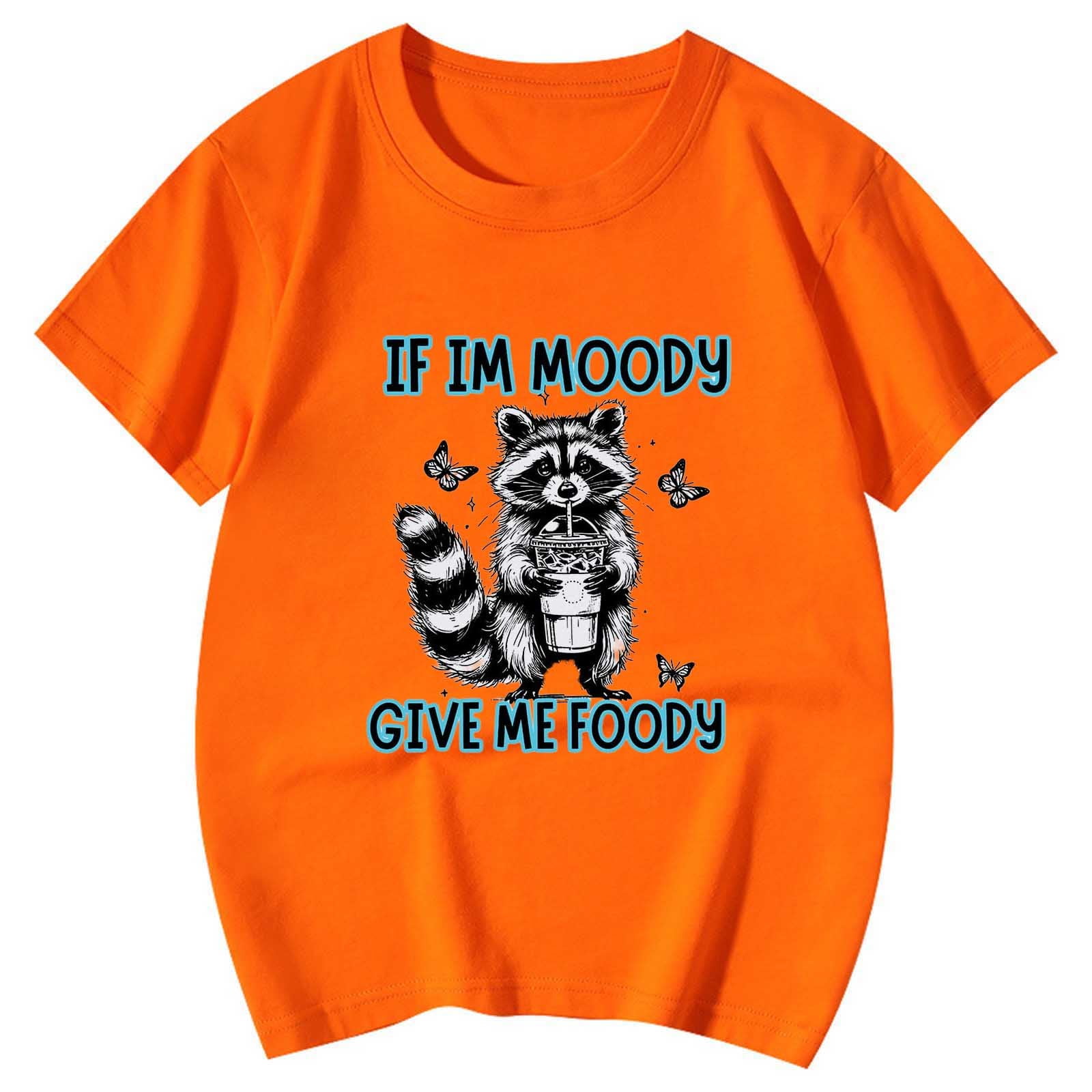 Confree Toddler Girls Shirts Cartoon Graphic Print Short Sleeved Crew ...