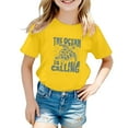 Confree Toddler Girls Tees Letter Pattern Printing Short Sleeved Crew ...
