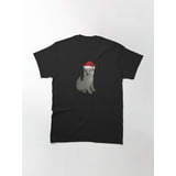Confused Cat In Christmas Meme Funny Holiday Feline Unisex T-Shirt up ...